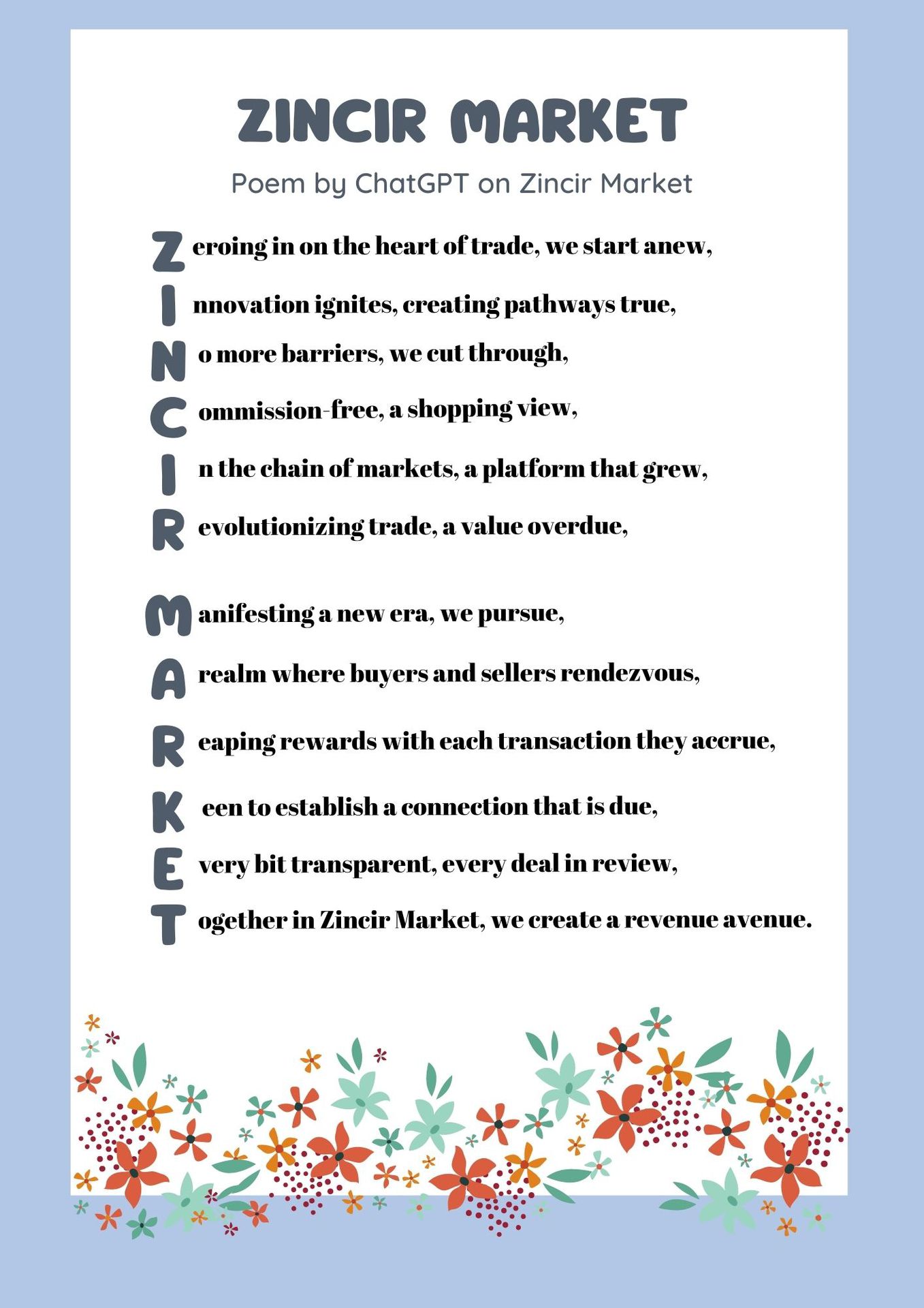 Finding Inspiration in Innovation: The Poetry of Zincir Market ...